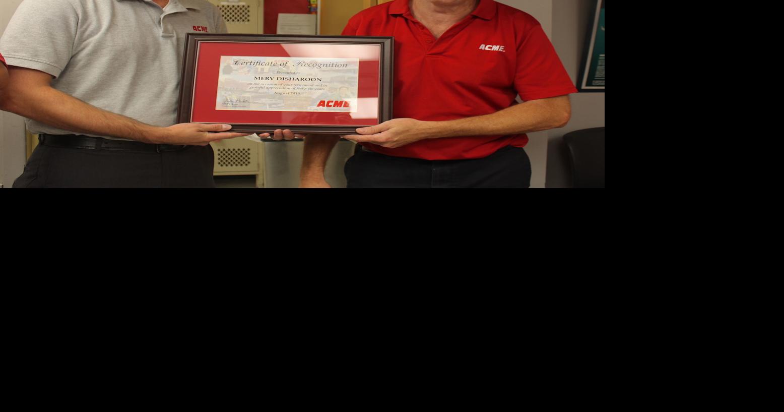 Acme employee recognized for 46 years on the job | Business | stardem.com