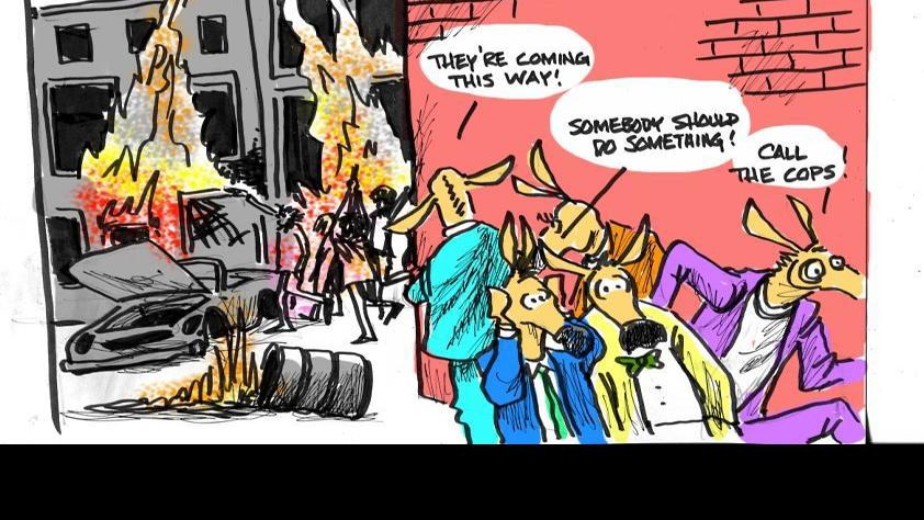 Riots | Cartoons | stardem.com