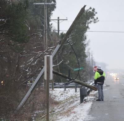 Downed power lines temporarily close Route 50 near Trappe | Local ...