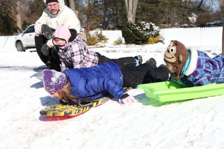 Kids sledding after the winter storm | Photos | stardem.com