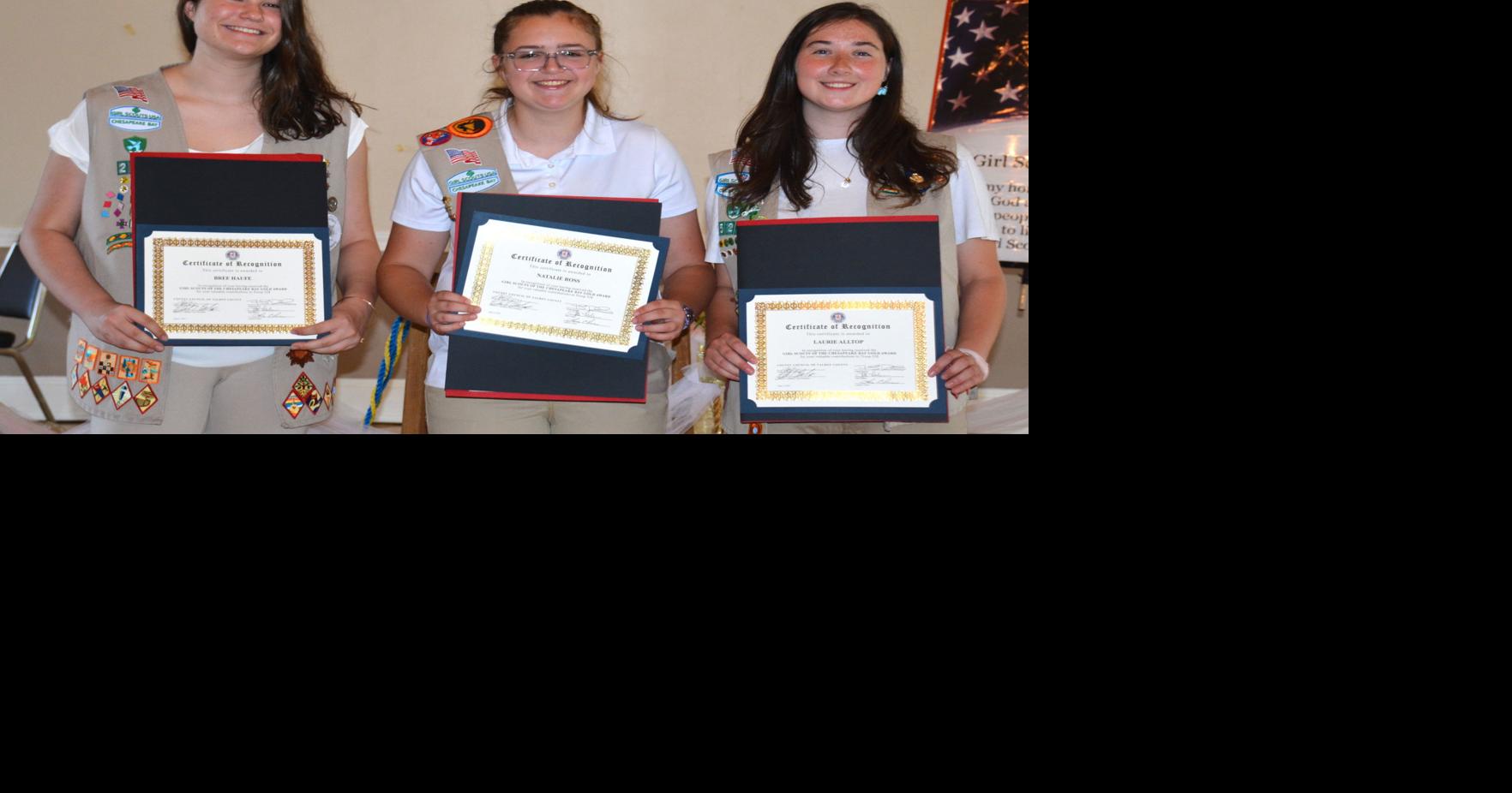 Talbot Girl Scouts win awards, move to next scouting level | Life ...
