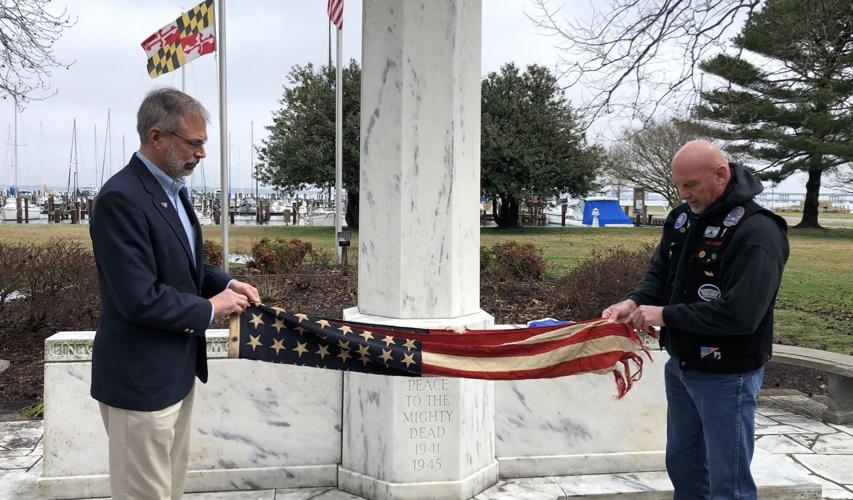 World War II battle flag gallantly streams over important sites | Local ...