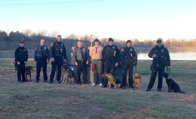 Eagle Scout Ben Tuttle builds K-9 scent training wall for EPD, others ...