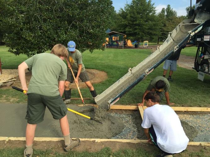 Scout builds pathway for eagle project | Local | stardem.com