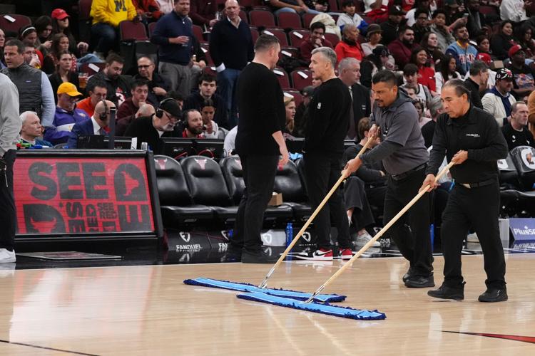 How a slippery court led to a grueling stretch for the Bulls and Heat ...