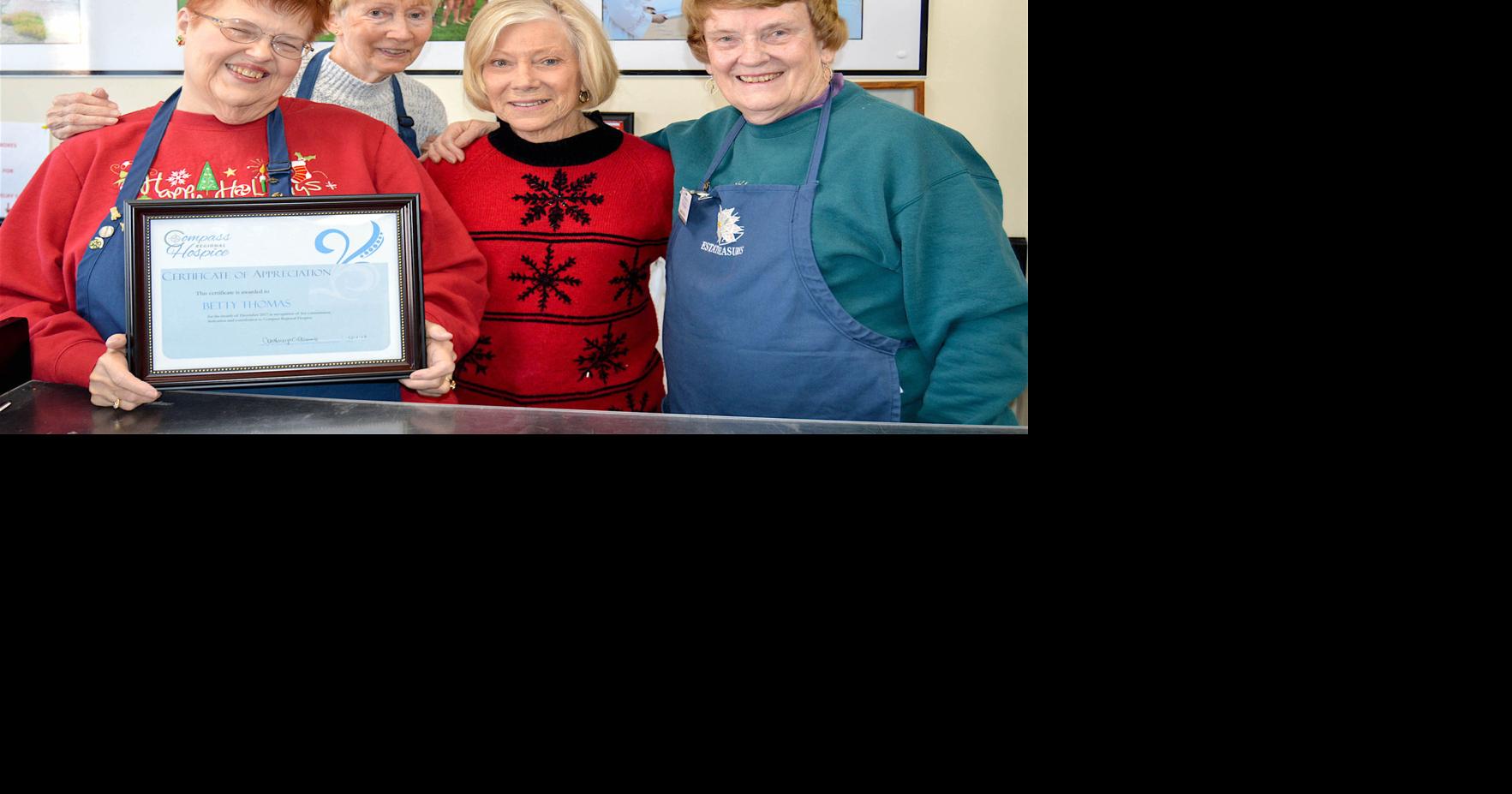 Thomas named Volunteer of the Month at CRH | Life | stardem.com