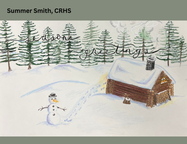 Student designs school district holiday card | Local | stardem.com