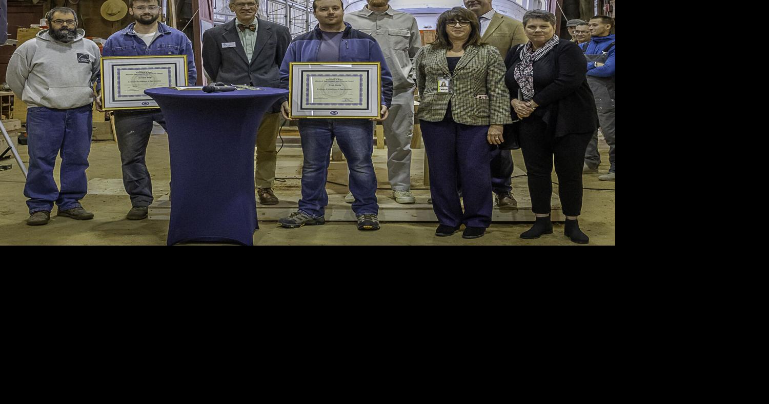 'Rare birds': Apprentices learn the boat building ropes at CBMM ...