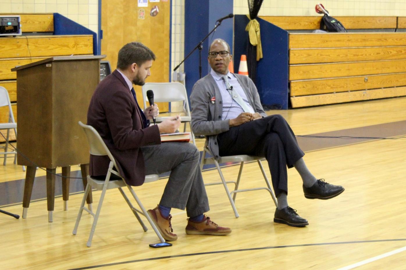Haygood talks second chances and sports with Kent County students ...