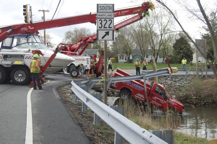 Crash leaves truck in marsh | Local | stardem.com