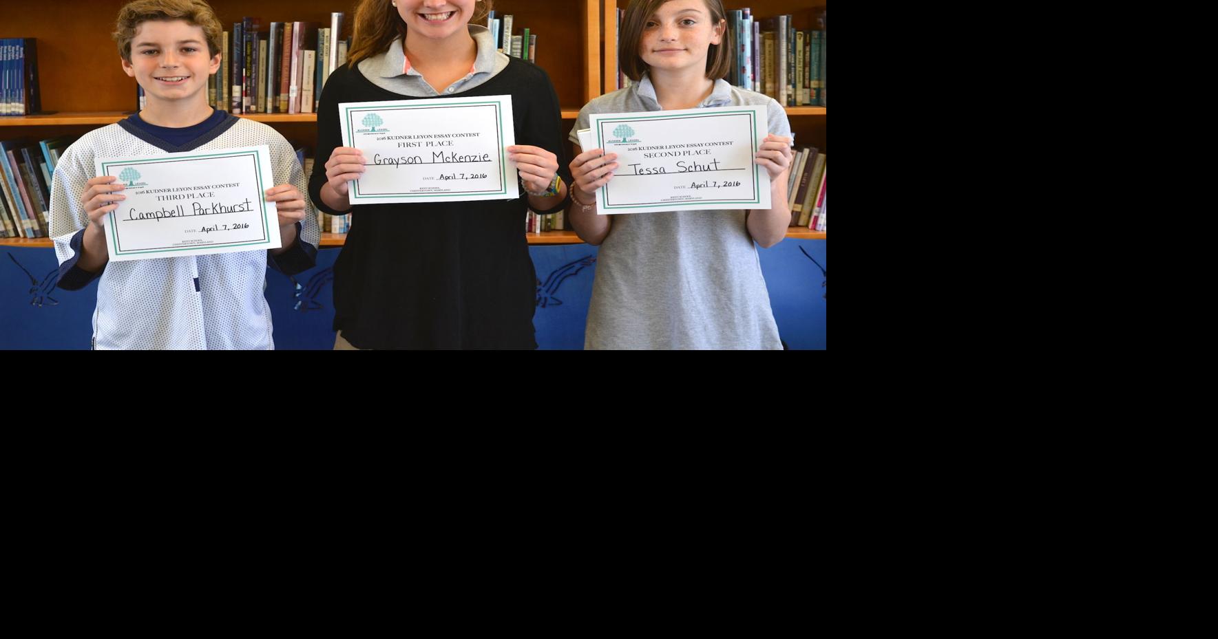 Kent School students excel in essay contests | Life | stardem.com