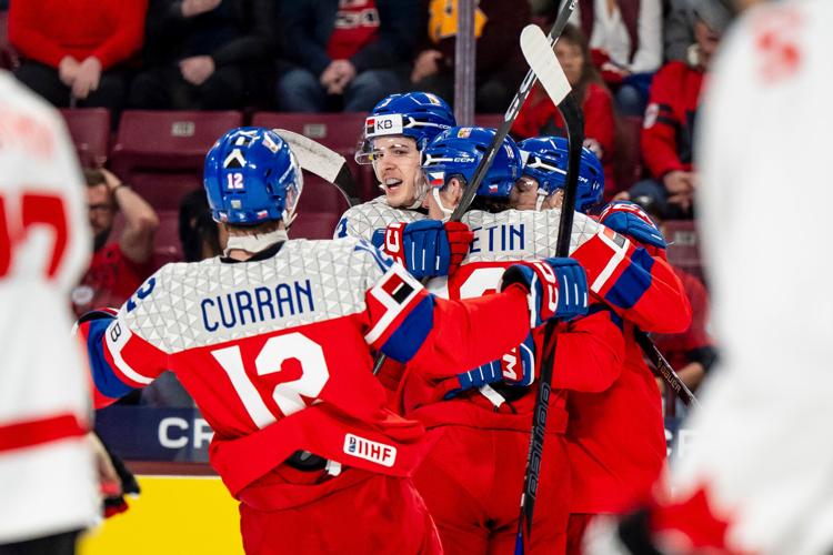 Zayne Parekh scores twice and Canada tops Czechia this time around at ...