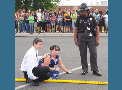 Kent County High School creates mock crash scene | Local | stardem.com