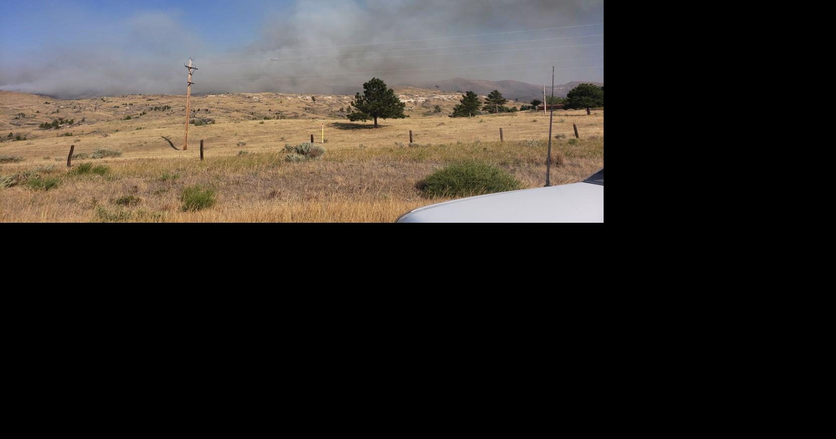 Firefighters battle wildfire near Chadron