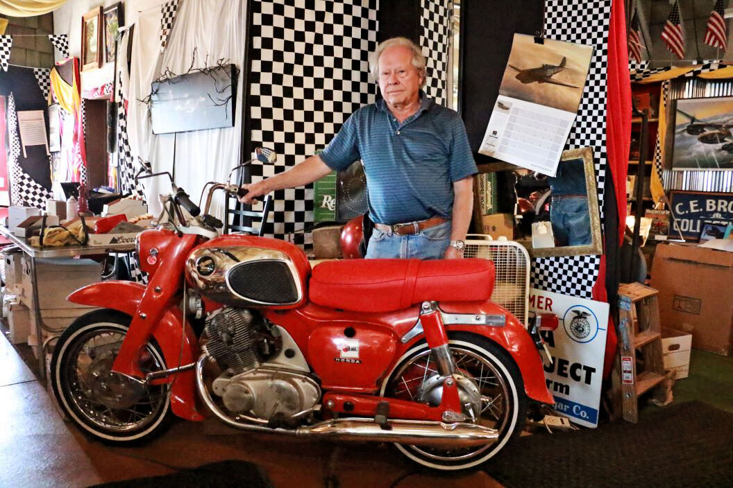 Motorcycle enthusiast auctioning off huge bike collection