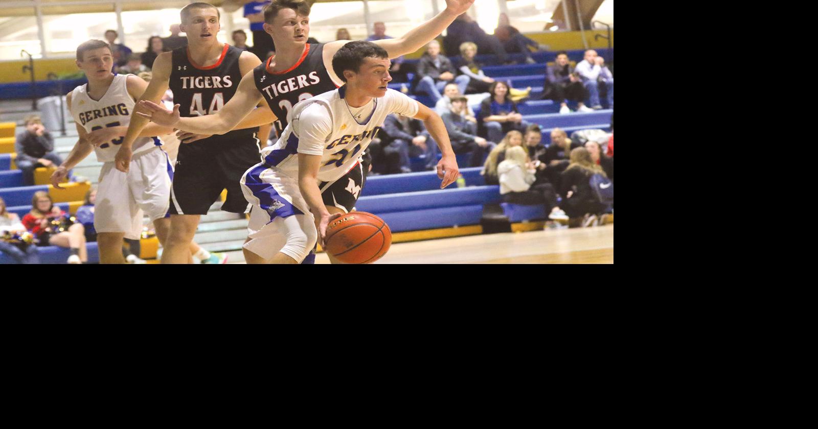 Mitchell boys basketball team escapes Gering with 56-55 win