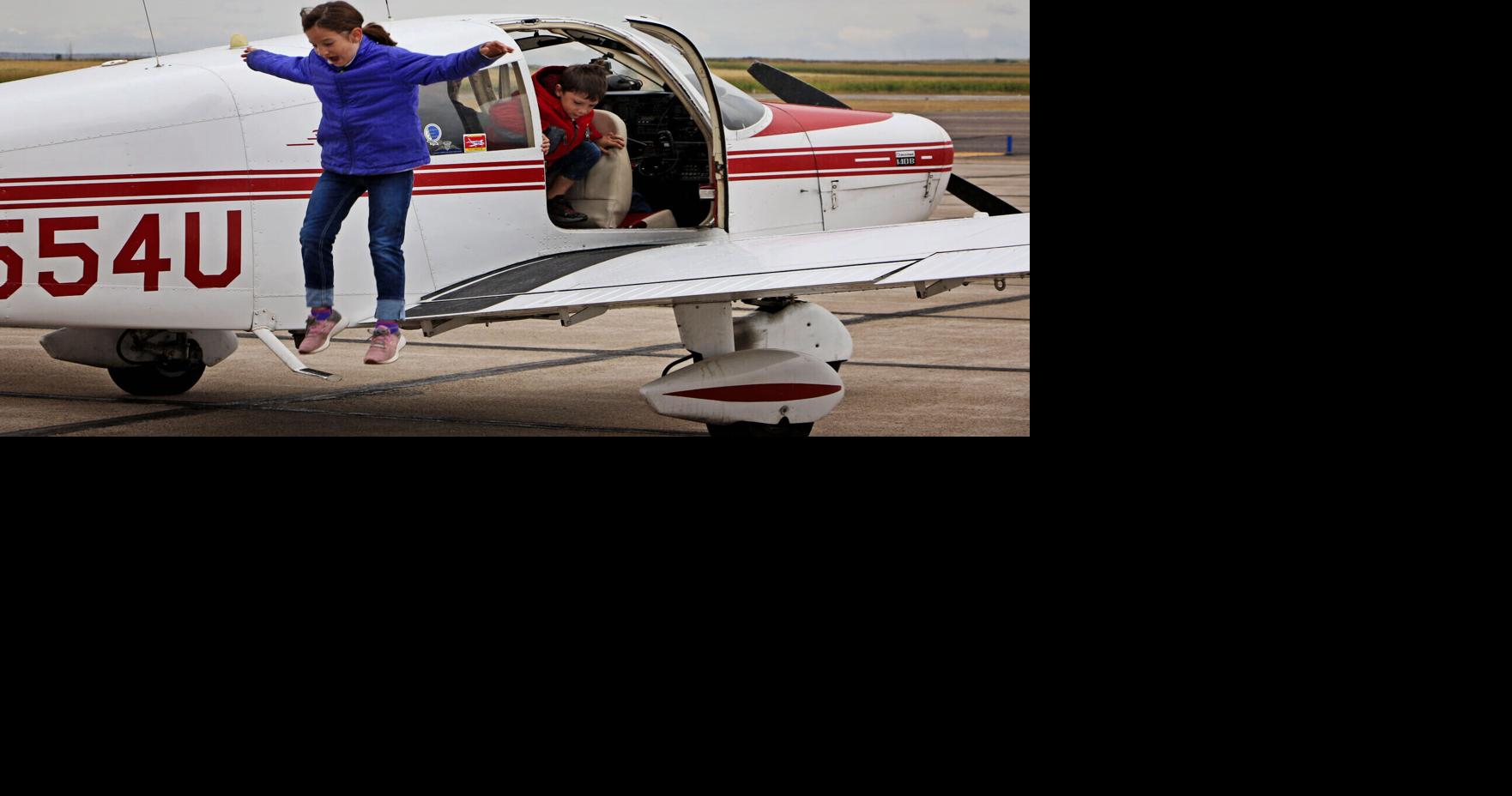 Kids take to the air with pilots at Airport Appreciation Day