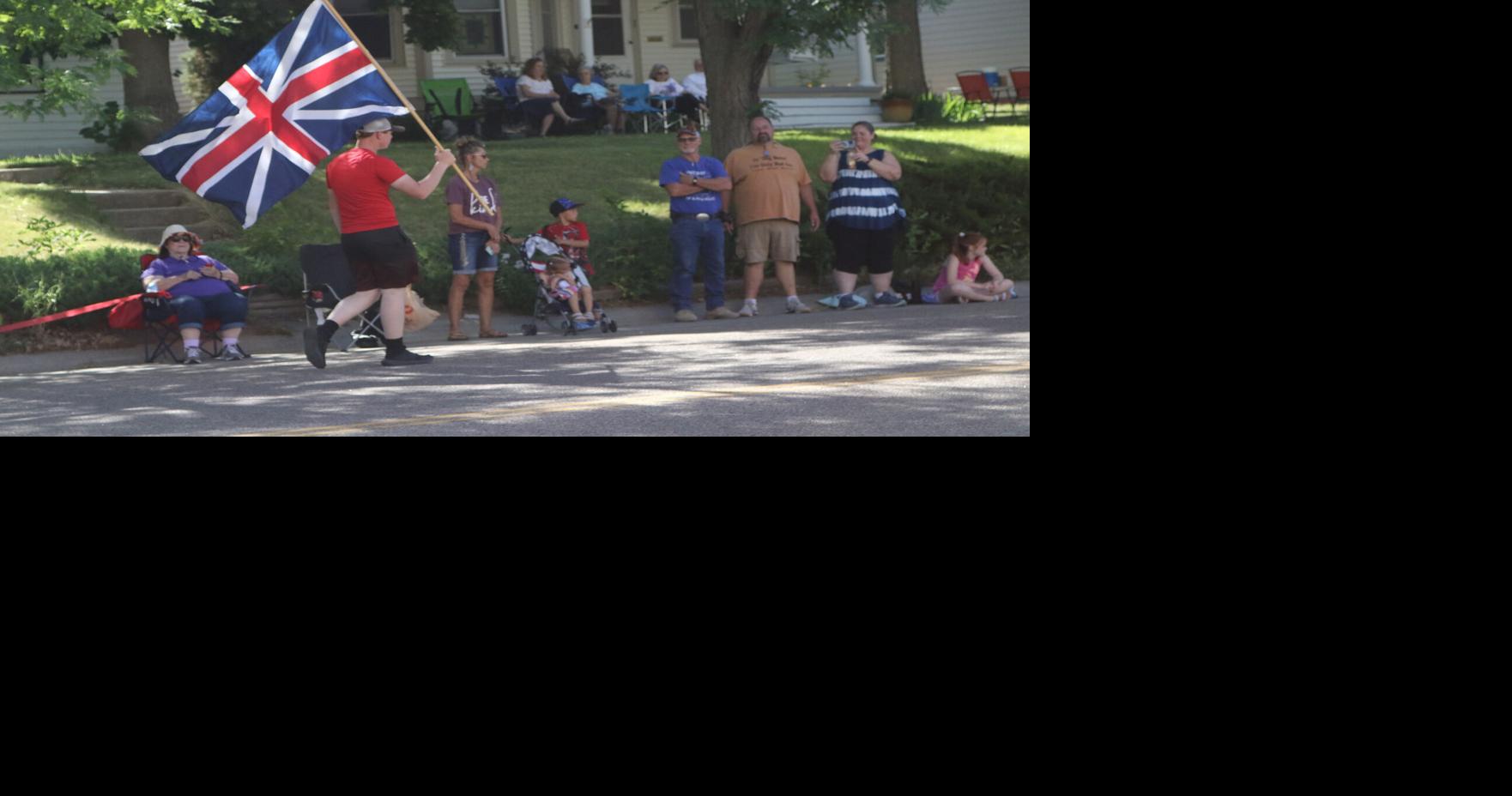 Photos: Fur Trade Days historic flags, puppy parades