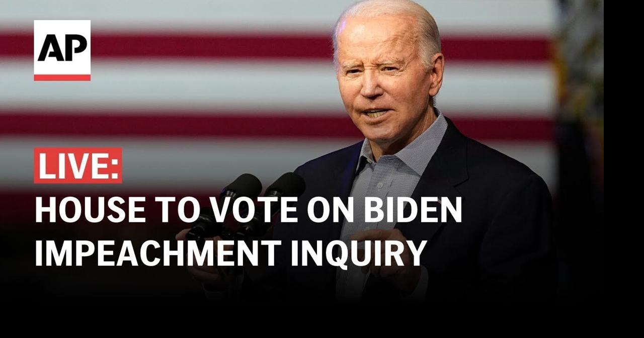 LIVE: House votes on Biden impeachment inquiry