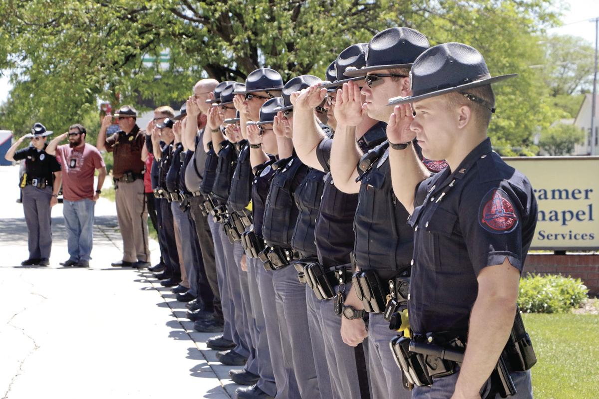 Nebraska State Patrol trooper killed in collision honored with solemn ...