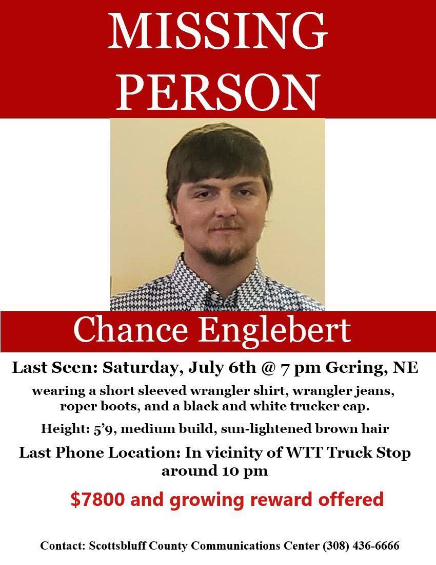 Gering Police release updated information in Chance Englebert investigation