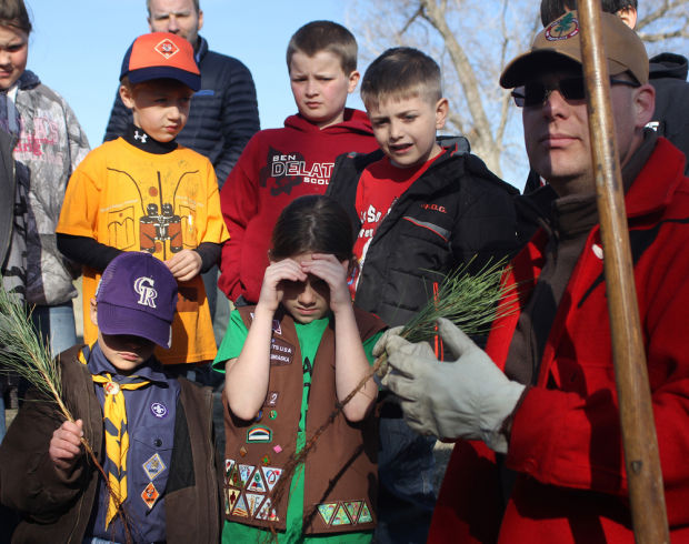 Scouts plant final trees for future generations