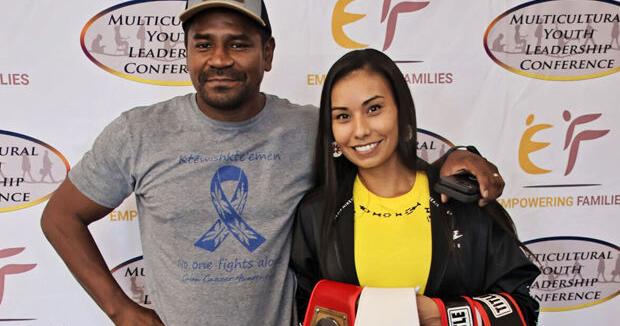 Native American boxer, activist encourages students, community
