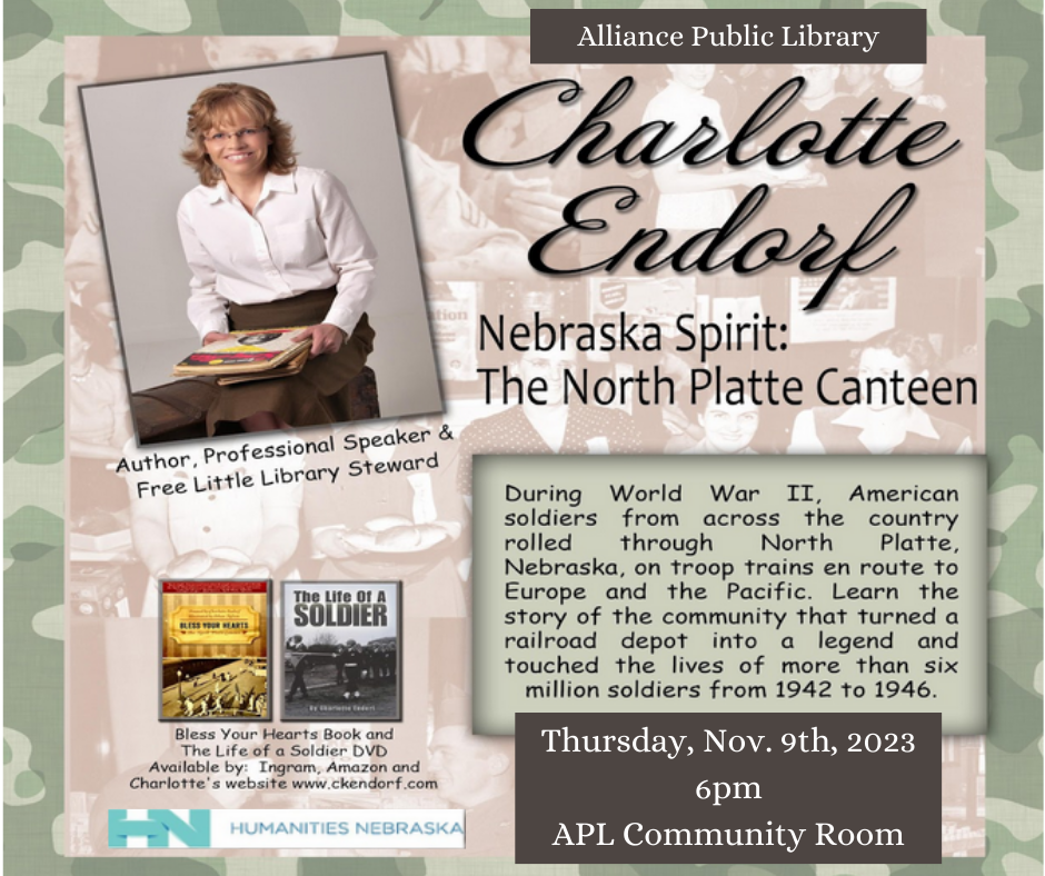 Humanities Nebraska Speaker to Appear at Alliance Public Library