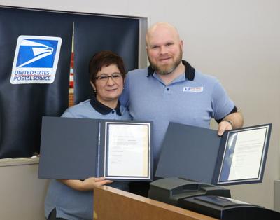 Gering Post Office clerks recognized for stamp sales