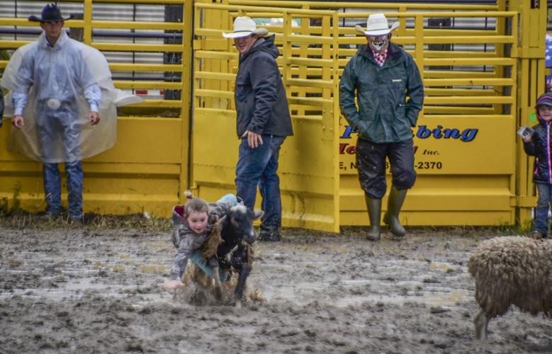 Rains make for a muddy Cattle Capital Rodeo