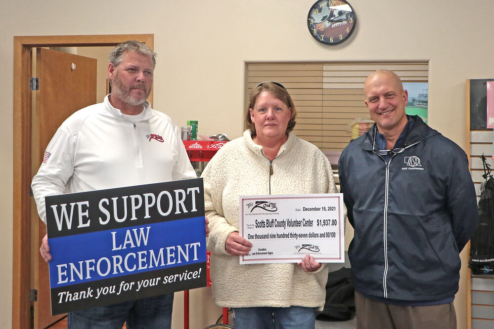 Scottsbluff Volunteer Center presented with a $1,900 donation