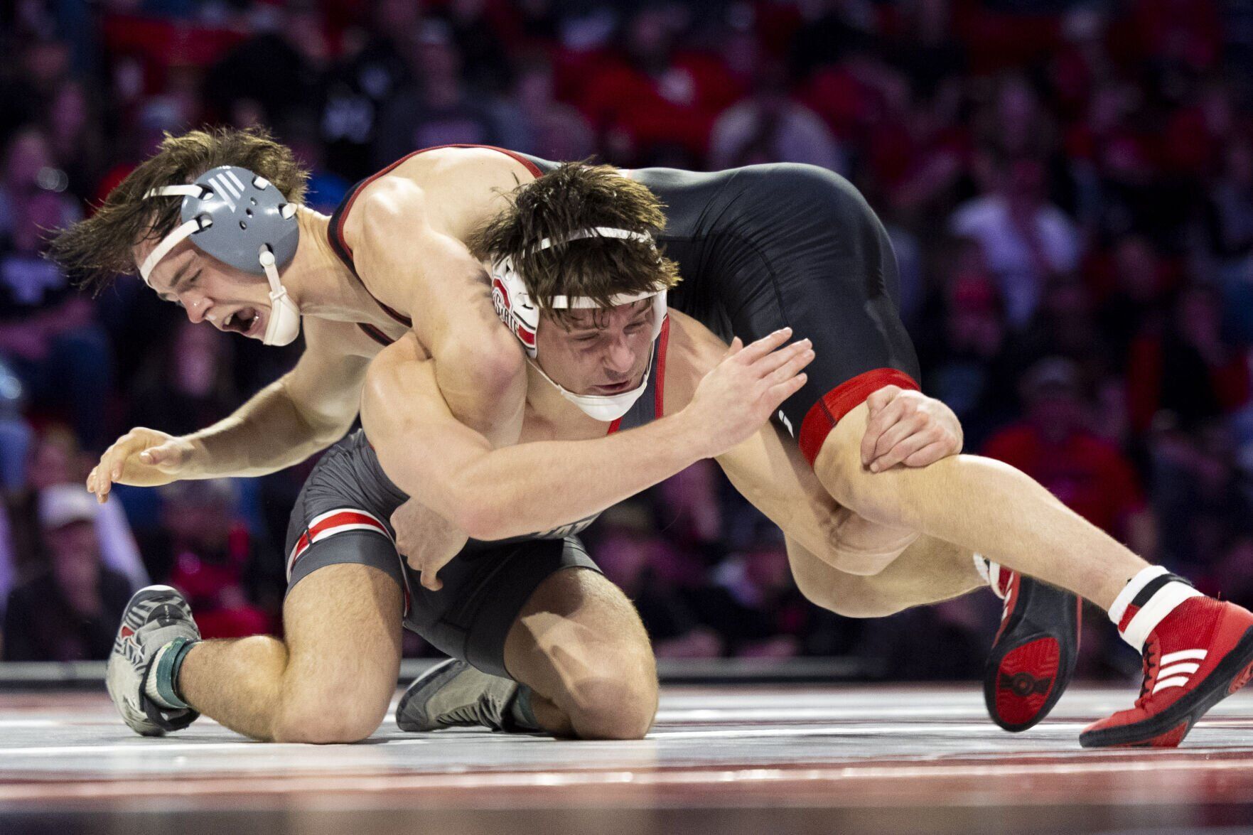 No. 6 Nebraska wrestling's comeback against No. 2 Ohio State falls short