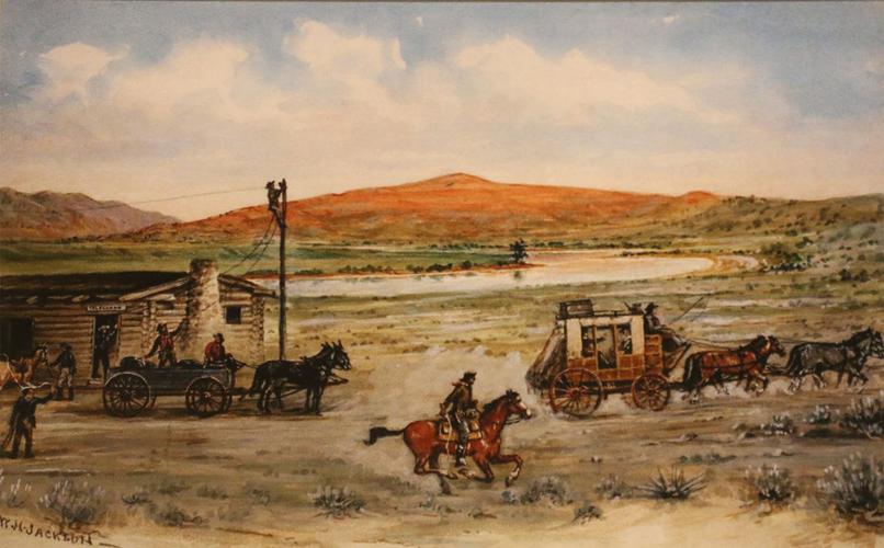 New Mexico man helps organize William Henry Jackson art pieces at Monument