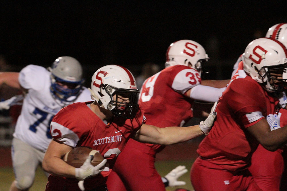 Scottsbluff football team finishes season 9-0, win district title