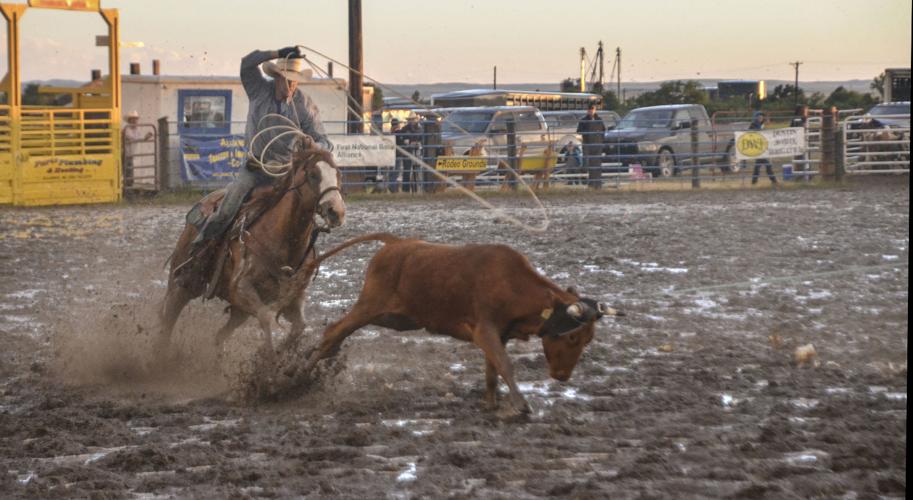 Rains make for a muddy Cattle Capital Rodeo