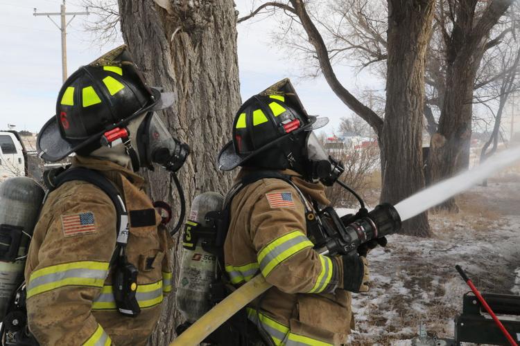 Fire engulfs rural Torrington home