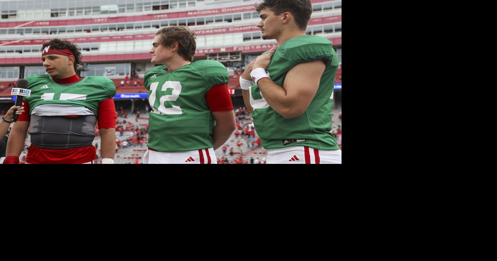 Dylan Raiola, Nebraska quarterbacks talk fall camp battle