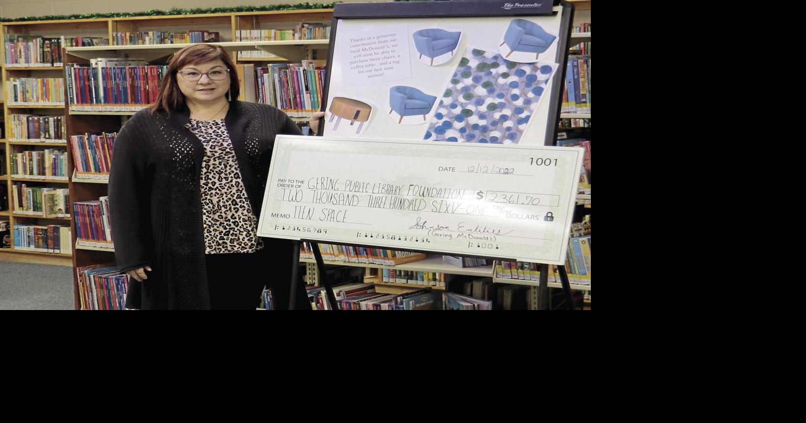 Gering Library Director Christie Clarke highlights building ...