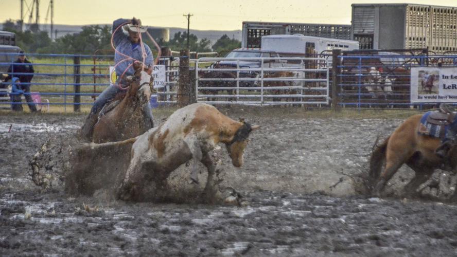 Rains make for a muddy Cattle Capital Rodeo