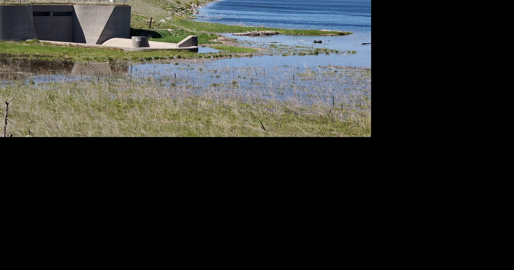Box Butte Dam near spilling over