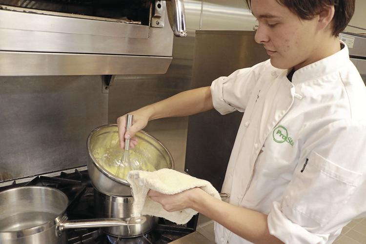Scottsbluff’s ProStart students prepare egg dishes to ready for competition