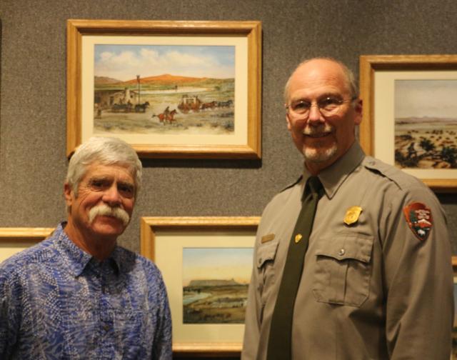 New Mexico man helps organize William Henry Jackson art pieces at Monument