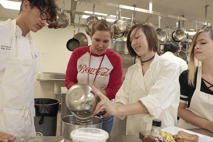 Scottsbluff’s ProStart students prepare egg dishes to ready for competition