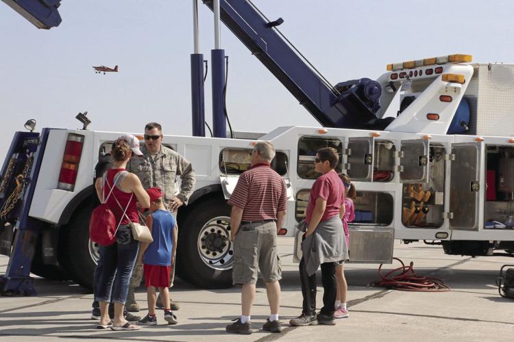 Crowds gather to tour aircraft and more at annual Airport Appreciation Day