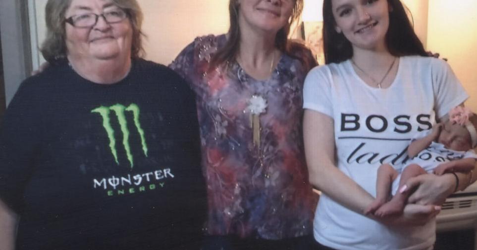 Four generations of the Jacox family