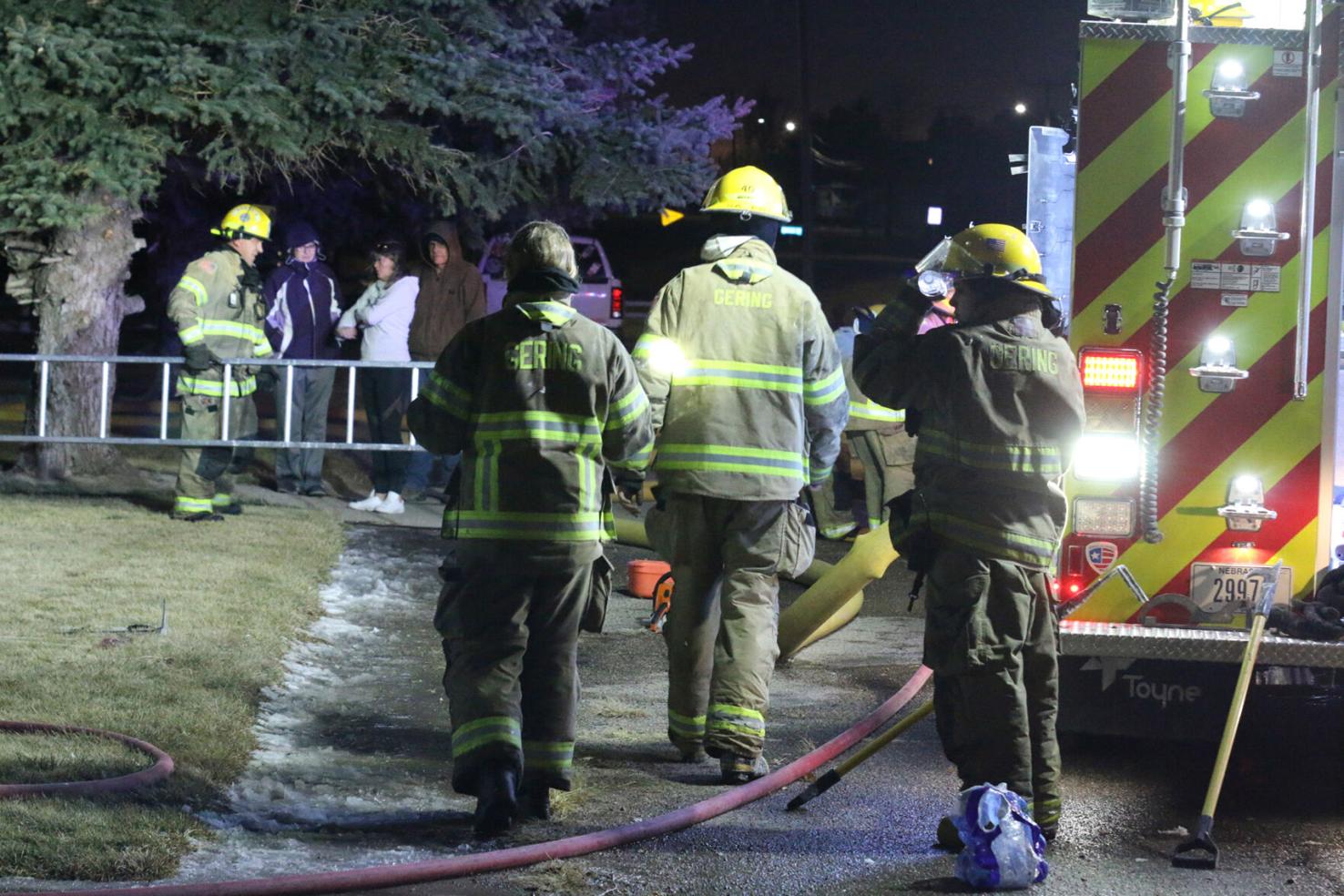 Fire damages Gering home, family displaced