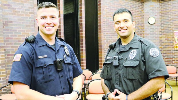 Two new officers join the force