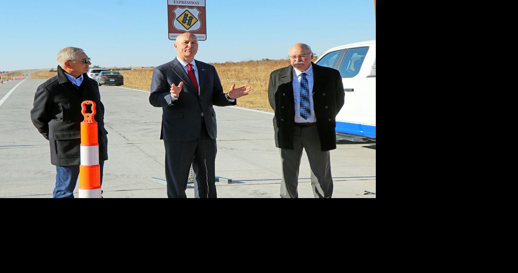 Open for business: Segment of Heartland Expressway officially dedicated ...