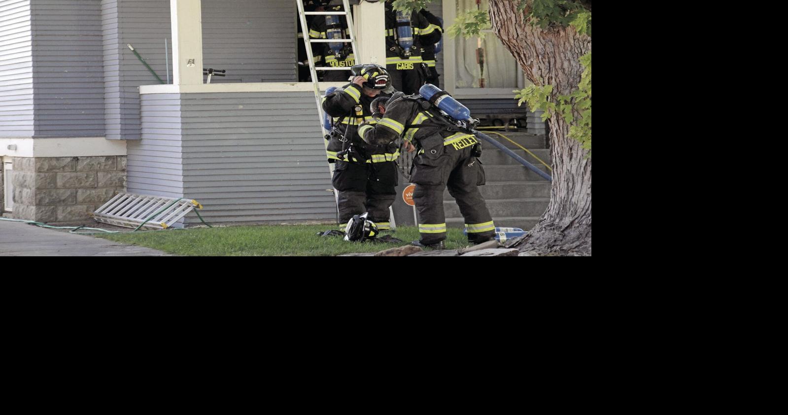 Firefighters battle structure fire in Scottsbluff Wednesday