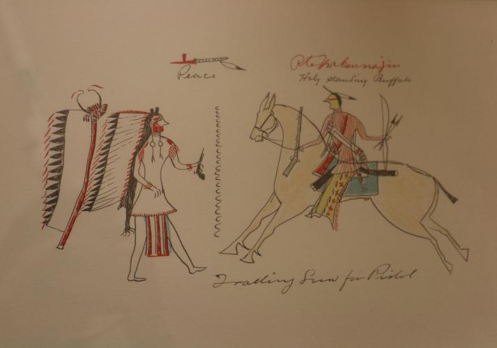 Ledger shows intimate history of Sioux warrior Red Hawk
